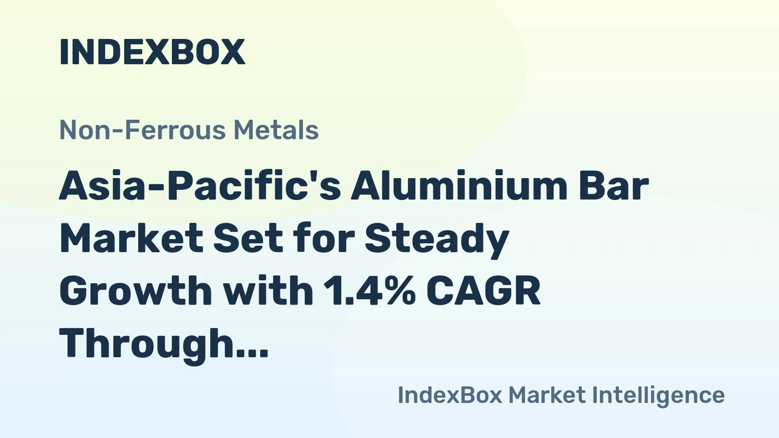 Asia-Pacific's Aluminium Bar Market Set for Steady Growth with 1.4% CAGR Through 2035
