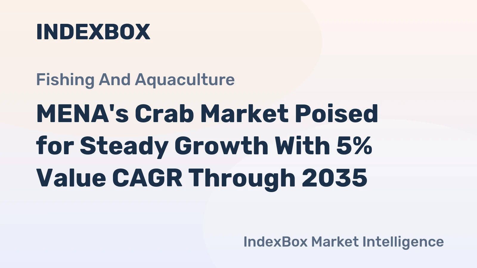 MENA's Crab Market Poised for Steady Growth With 5% Value CAGR Through 2035