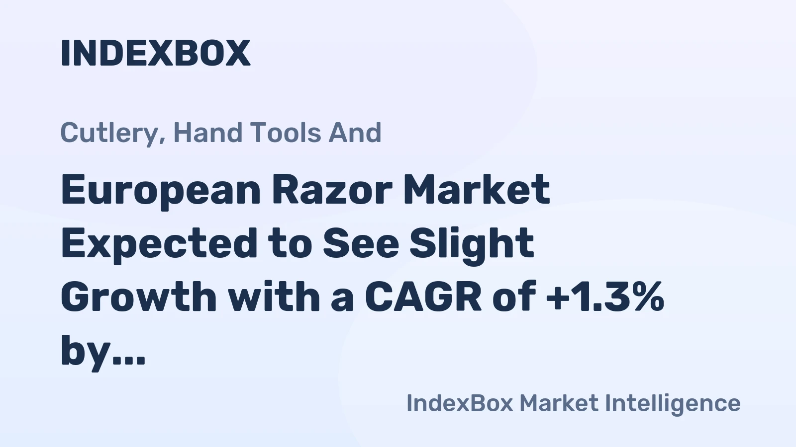 European Razor Market Expected to See Slight Growth with a CAGR of +1.3% by 2035