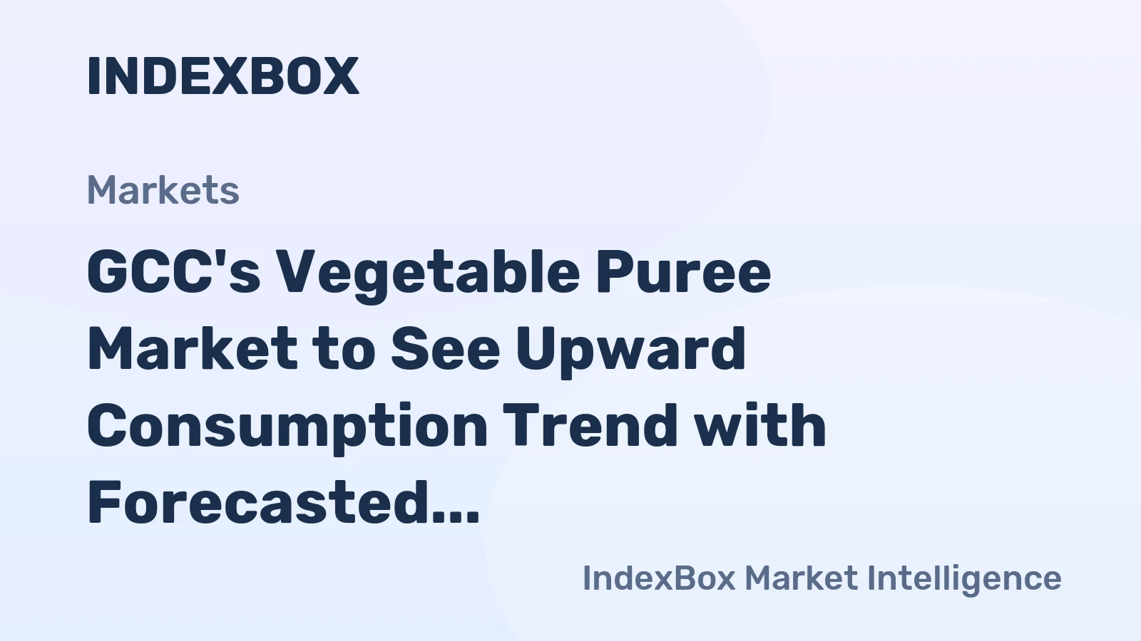 GCC's Vegetable Puree Market to See Upward Consumption Trend with Forecasted Volume of 322 Tons and Value of $636K by 2035