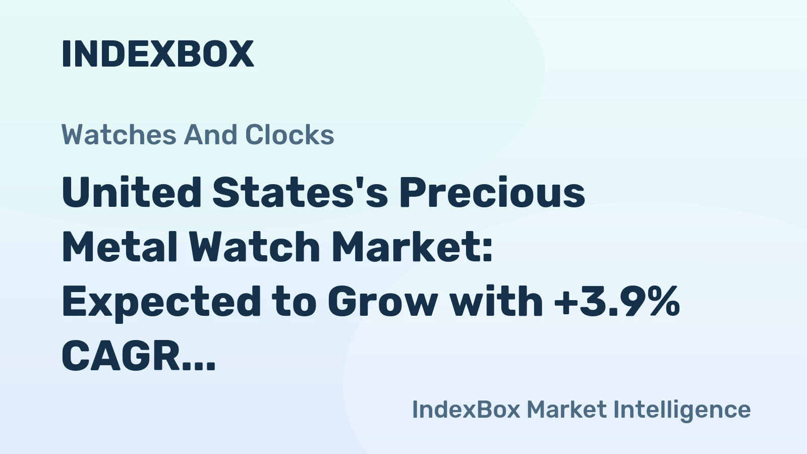 United States's Precious Metal Watch Market: Expected to Grow with +3.9% CAGR in Volume and +4.9% CAGR in Value by 2035