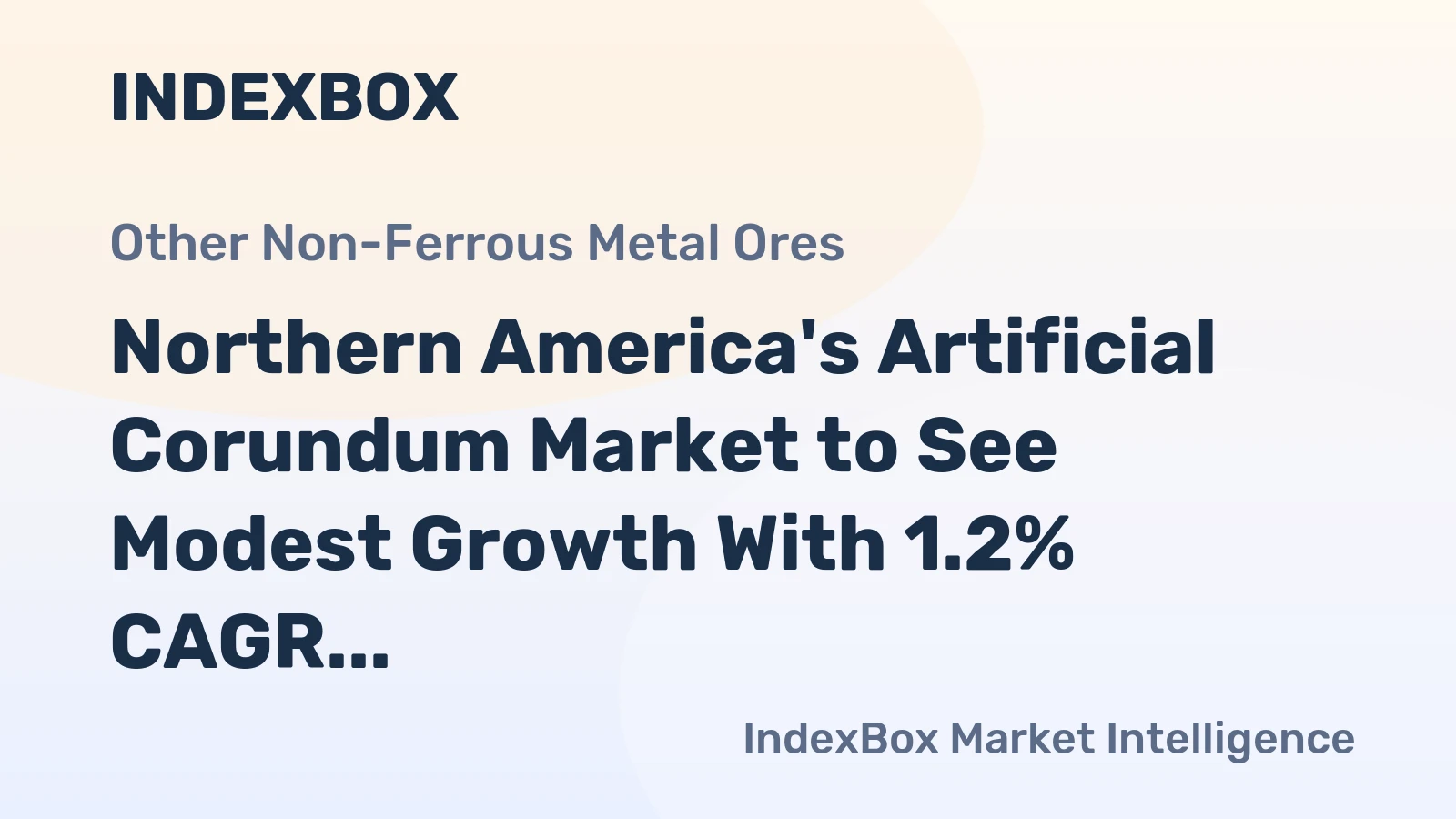Northern America's Artificial Corundum Market to See Modest Growth With 1.2% CAGR Through 2035