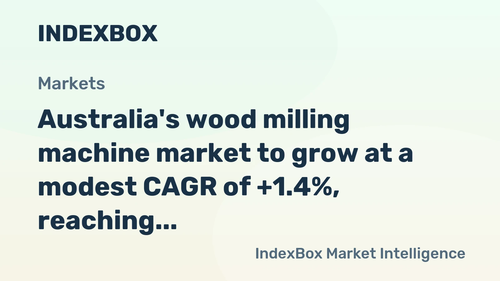 Australia's wood milling machine market to grow at a modest CAGR of +1.4%, reaching 25K units by 2035.