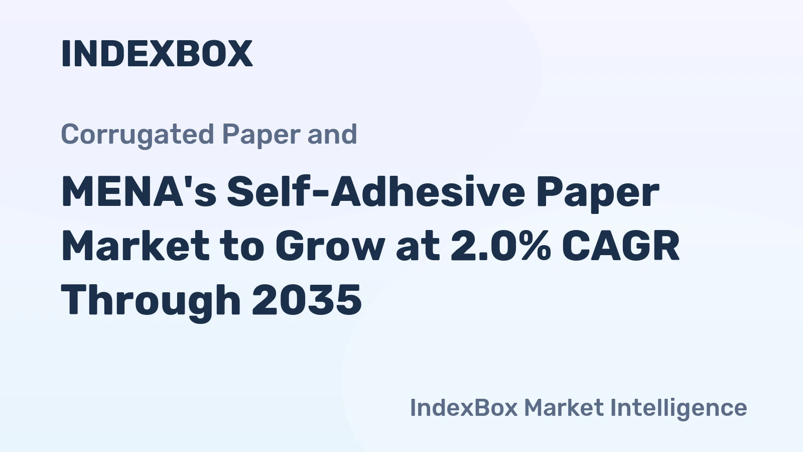 MENA's Self-Adhesive Paper Market to Grow at 2.0% CAGR Through 2035