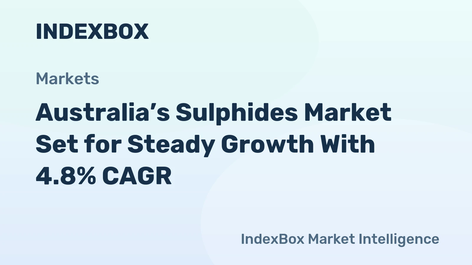Australia’s Sulphides Market Set for Steady Growth With 4.8% CAGR