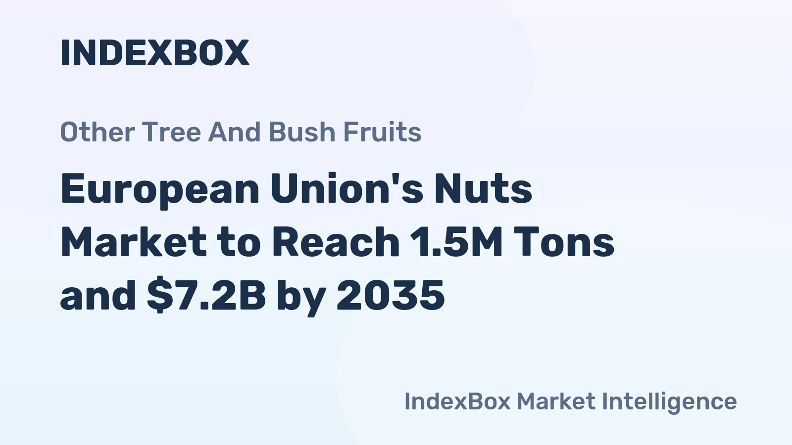 European Union's Nuts Market to Reach 1.5M Tons and $7.2B by 2035