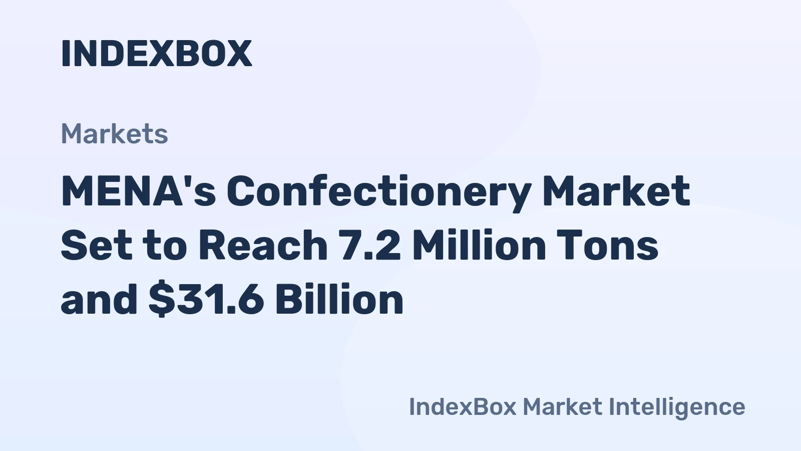 MENA's Confectionery Market Set to Reach 7.2 Million Tons and $31.6 Billion