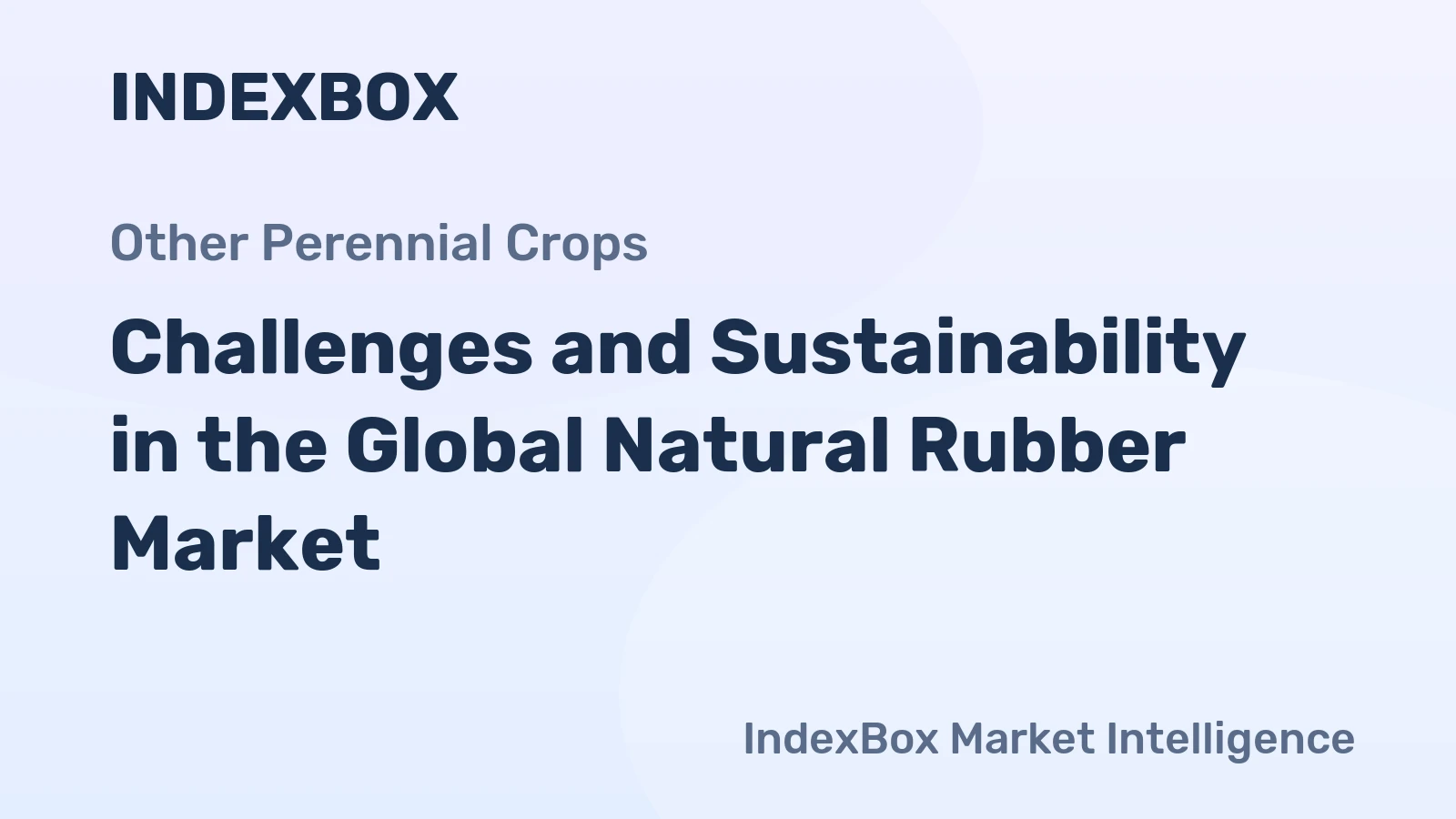 Challenges and Sustainability in the Global Natural Rubber Market