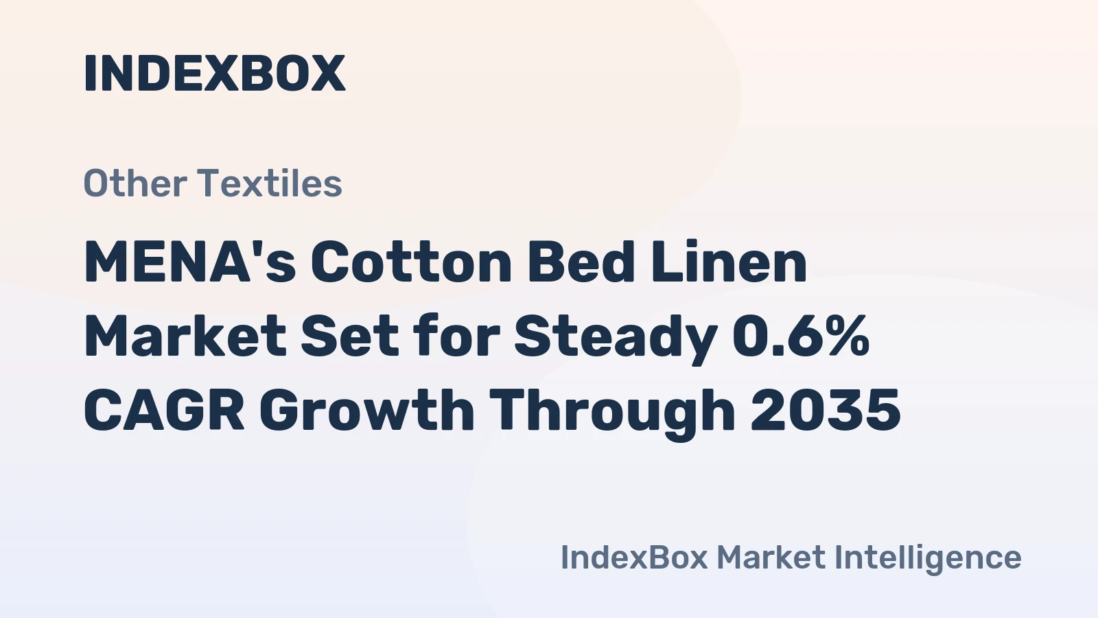 MENA's Cotton Bed Linen Market Set for Steady 0.6% CAGR Growth Through 2035