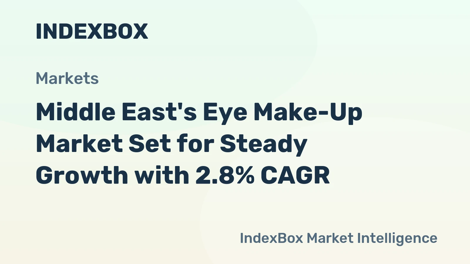 Middle East's Eye Make-Up Market Set for Steady Growth with 2.8% CAGR