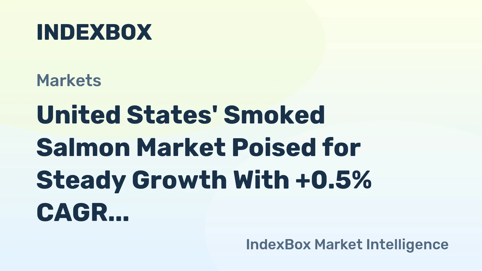 United States' Smoked Salmon Market Poised for Steady Growth With +0.5% CAGR Through 2035