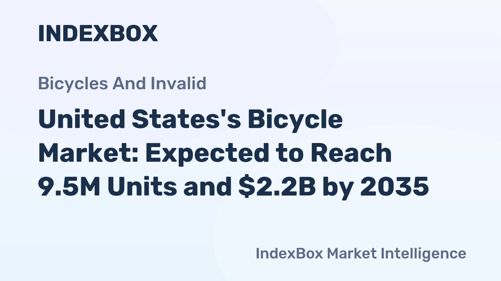 United States's Bicycle Market: Expected to Reach 9.5M Units and $2.2B by 2035