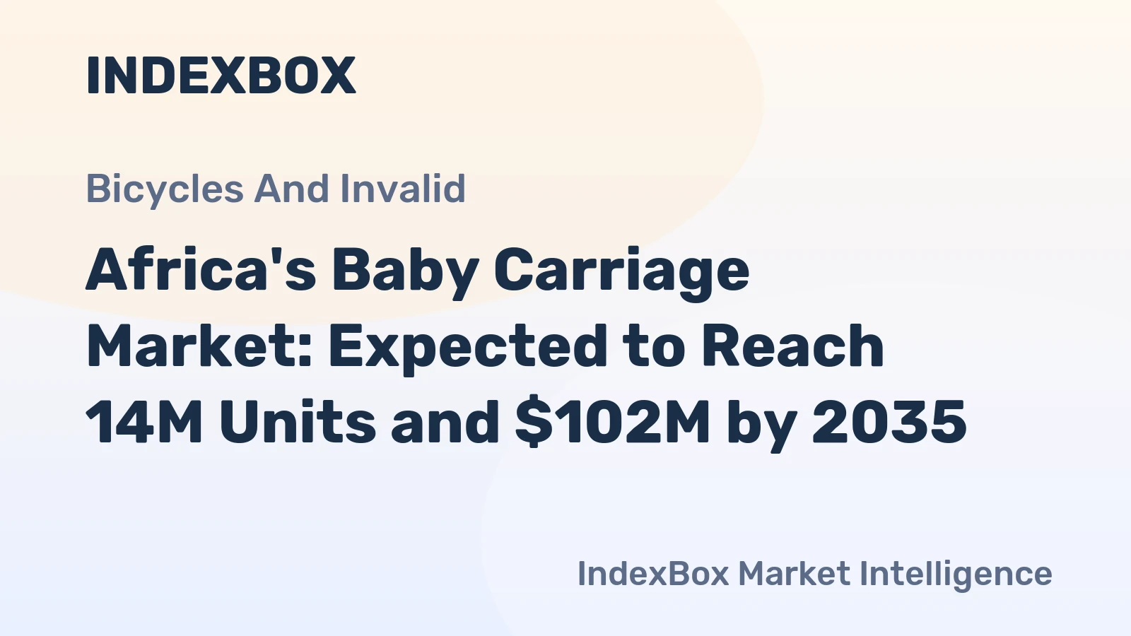 Africa's Baby Carriage Market: Expected to Reach 14M Units and $102M by 2035