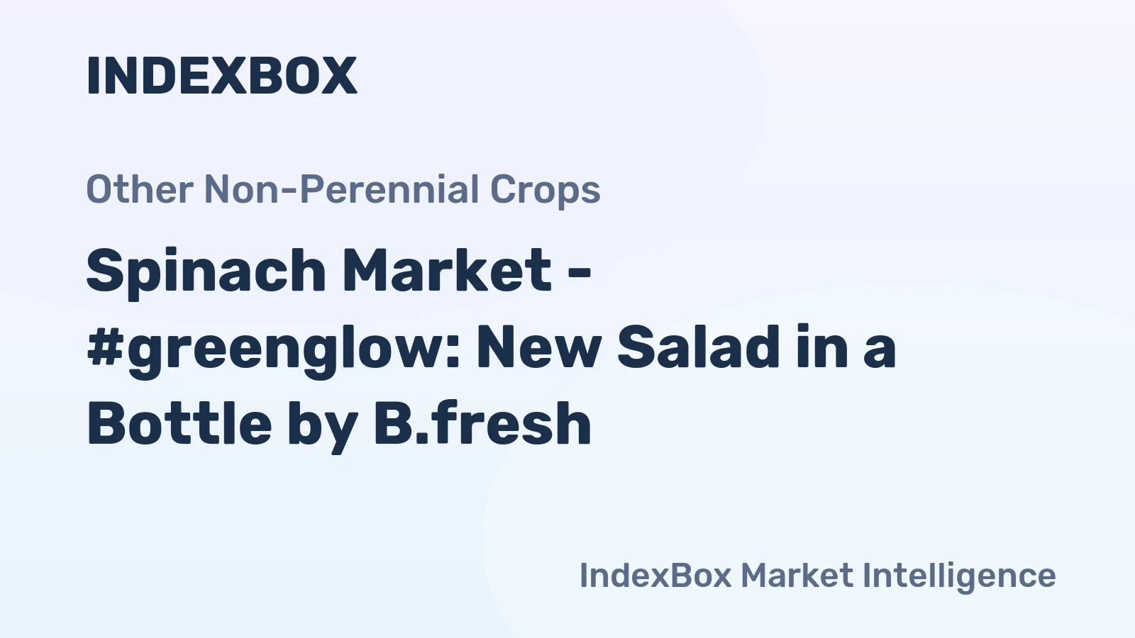 Spinach Market - #greenglow: New Salad in a Bottle by B.fresh