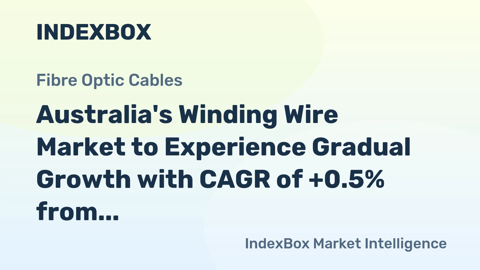 Australia's Winding Wire Market to Experience Gradual Growth with CAGR of +0.5% from 2024 to 2035
