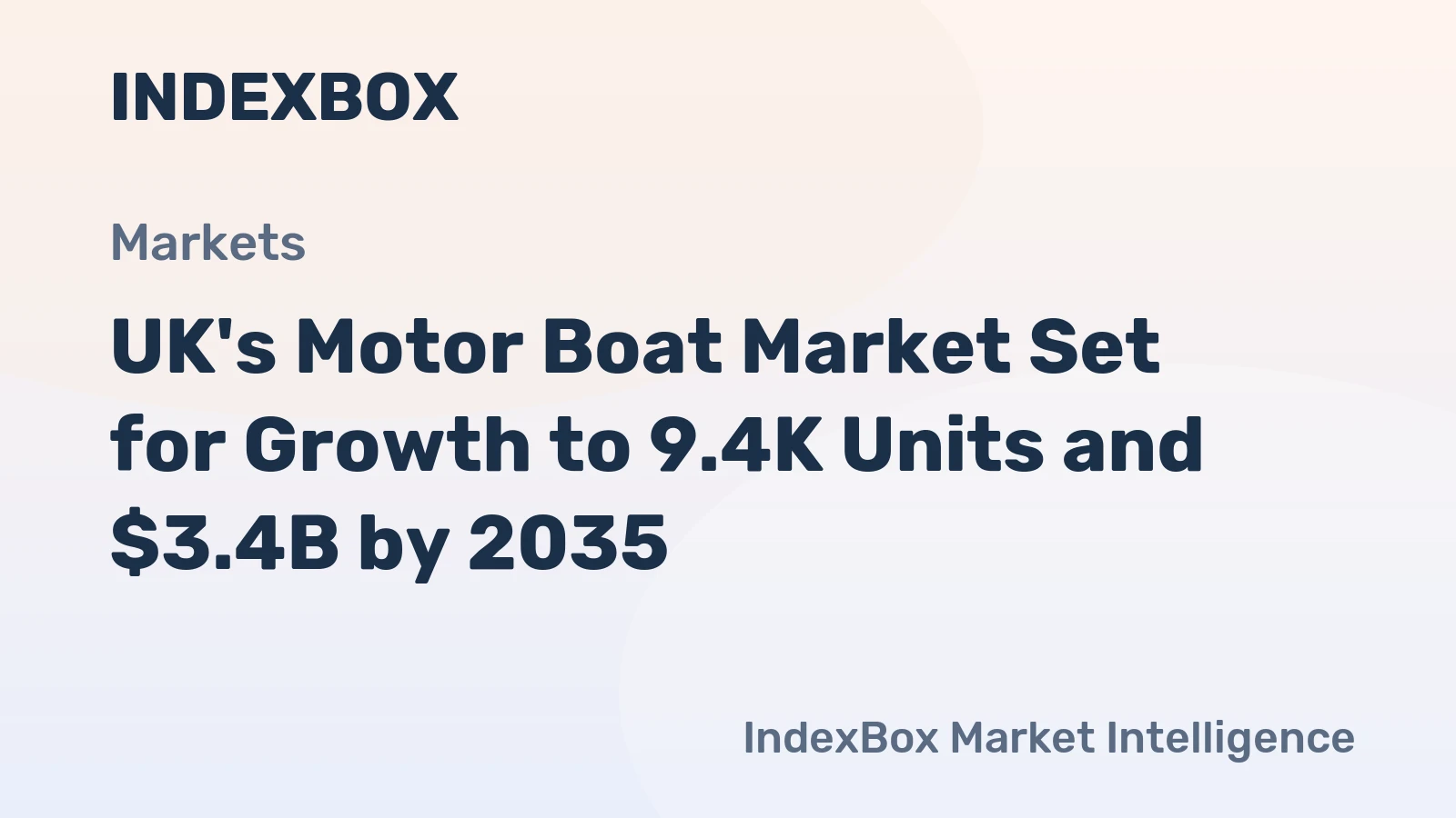 UK's Motor Boat Market Set for Growth to 9.4K Units and $3.4B by 2035