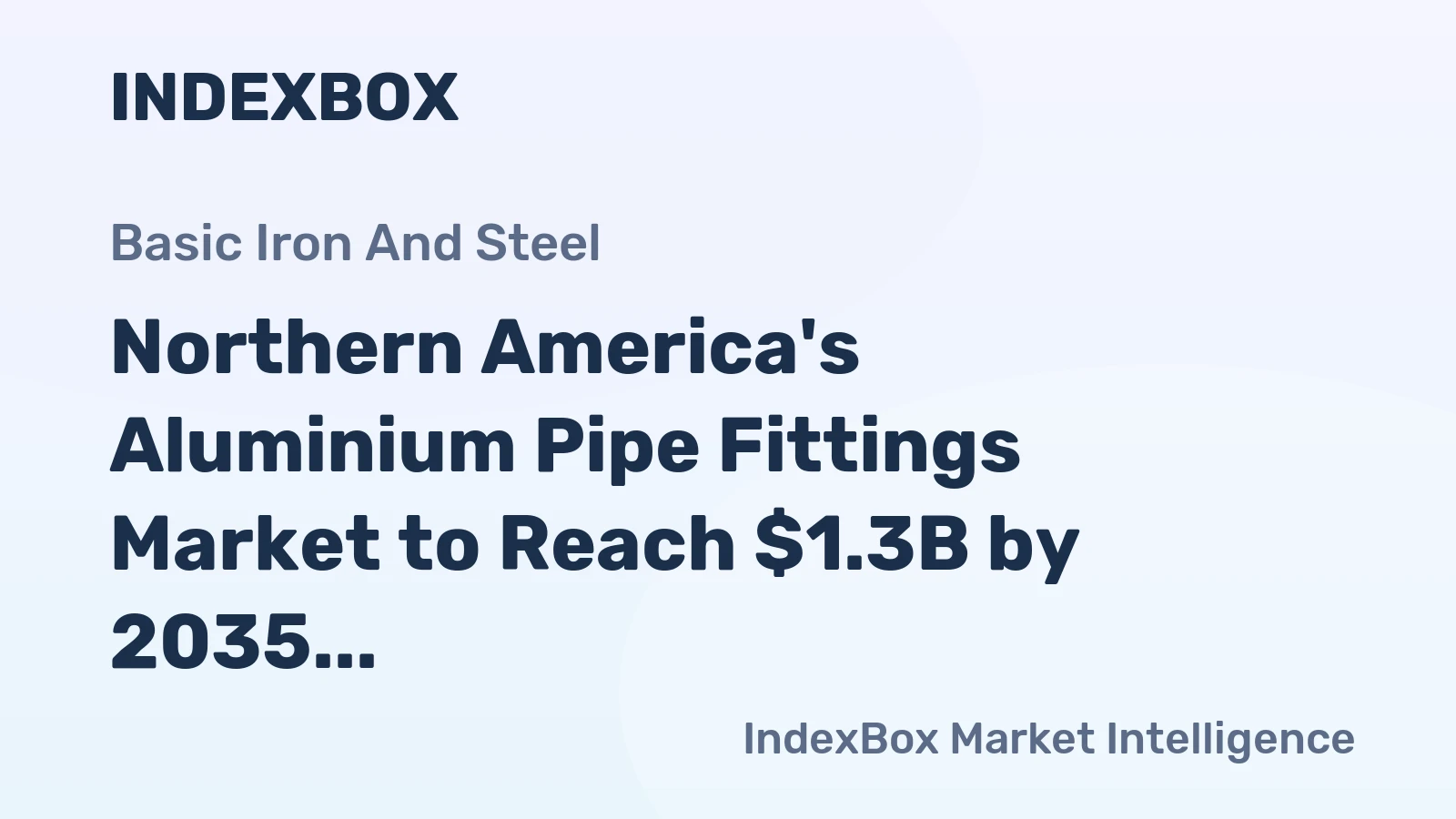 Northern America's Aluminium Pipe Fittings Market to Reach $1.3B by 2035 on Steady 2.1% CAGR Growth