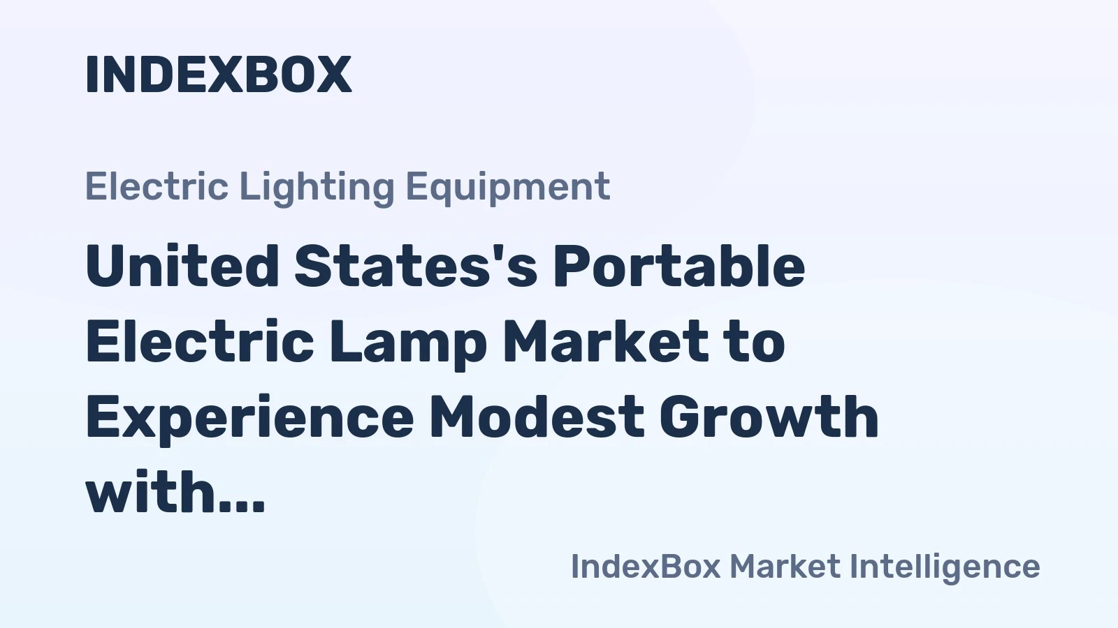 United States's Portable Electric Lamp Market to Experience Modest Growth with Market Volume Reaching 226M Units and Market Value of $1B by 2035