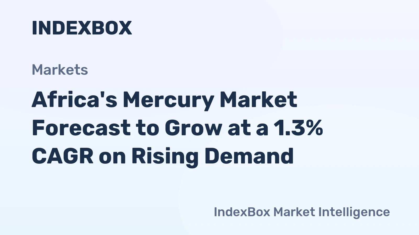 Africa's Mercury Market Forecast to Grow at a 1.3% CAGR on Rising Demand