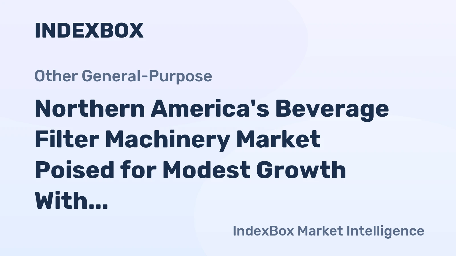 Northern America's Beverage Filter Machinery Market Poised for Modest Growth With 1.5% CAGR Through 2035