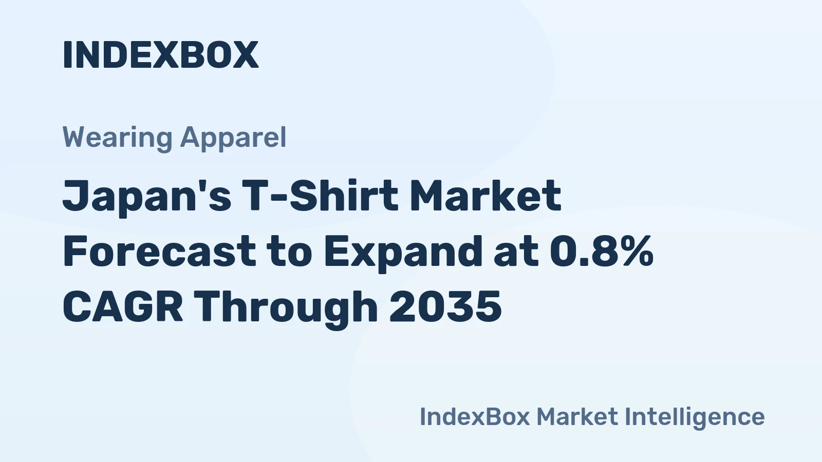 Japan's T-Shirt Market Forecast to Expand at 0.8% CAGR Through 2035