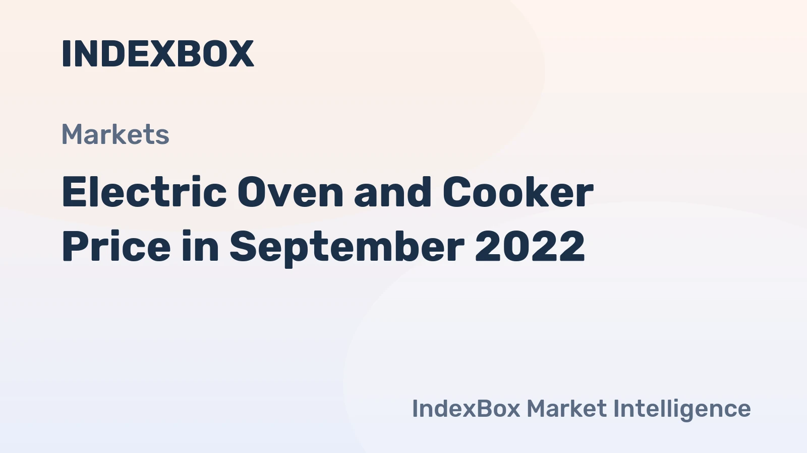 Electric Oven and Cooker Price in September 2022