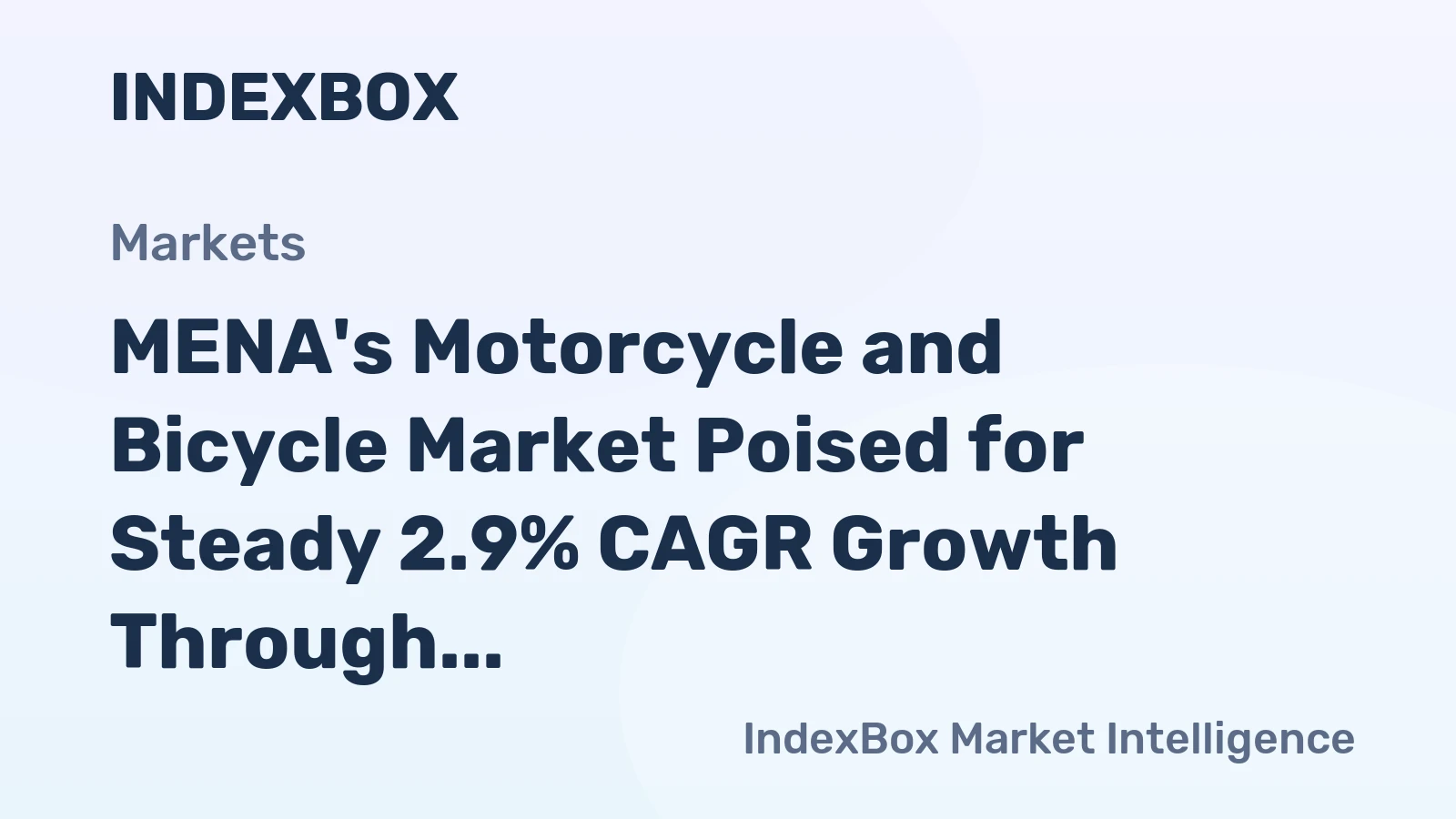 MENA's Motorcycle and Bicycle Market Poised for Steady 2.9% CAGR Growth Through 2035