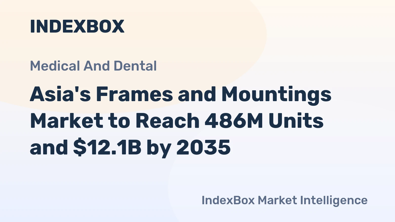 Asia's Frames and Mountings Market to Reach 486M Units and $12.1B by 2035