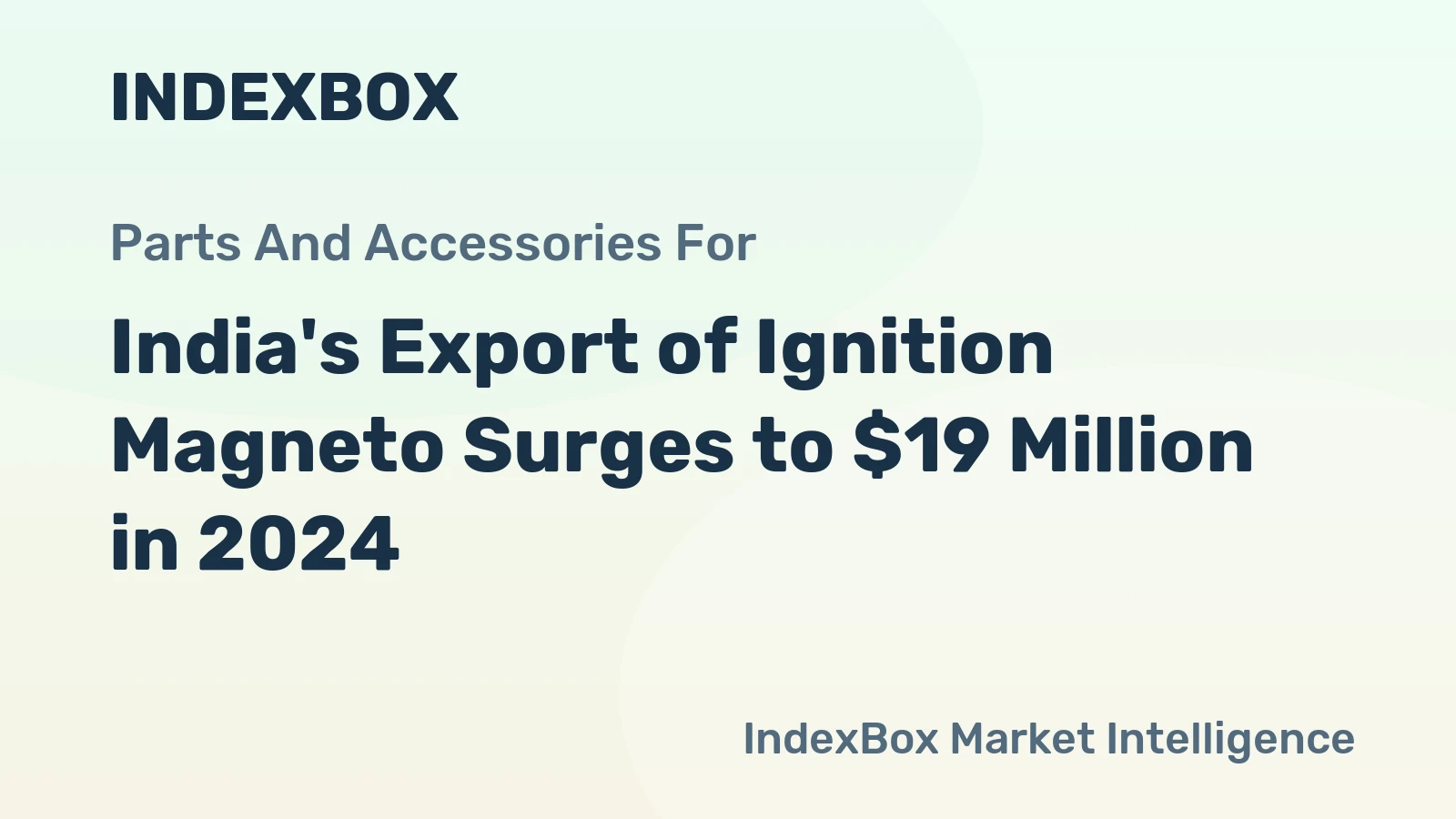 India's Export of Ignition Magneto Surges to $19 Million in 2024