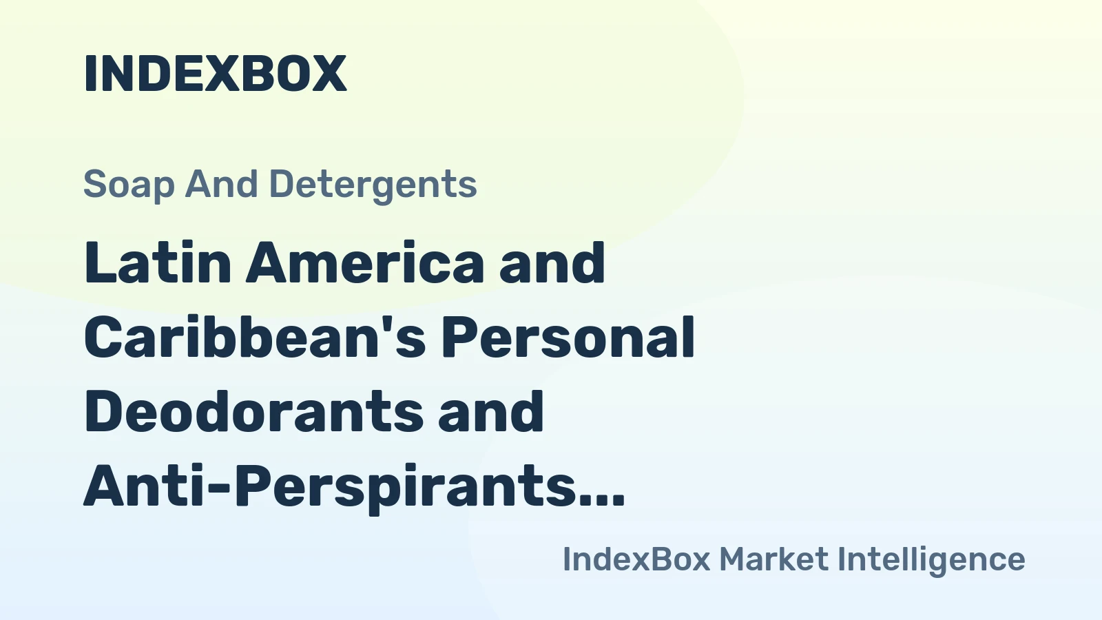 Latin America and Caribbean's Personal Deodorants and Anti-Perspirants Market to Grow at +1.0% CAGR, Reaching 196K Tons by 2035