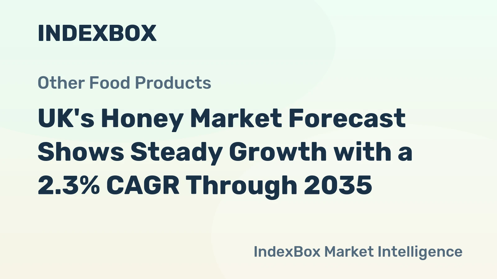 UK's Honey Market Forecast Shows Steady Growth with a 2.3% CAGR Through 2035