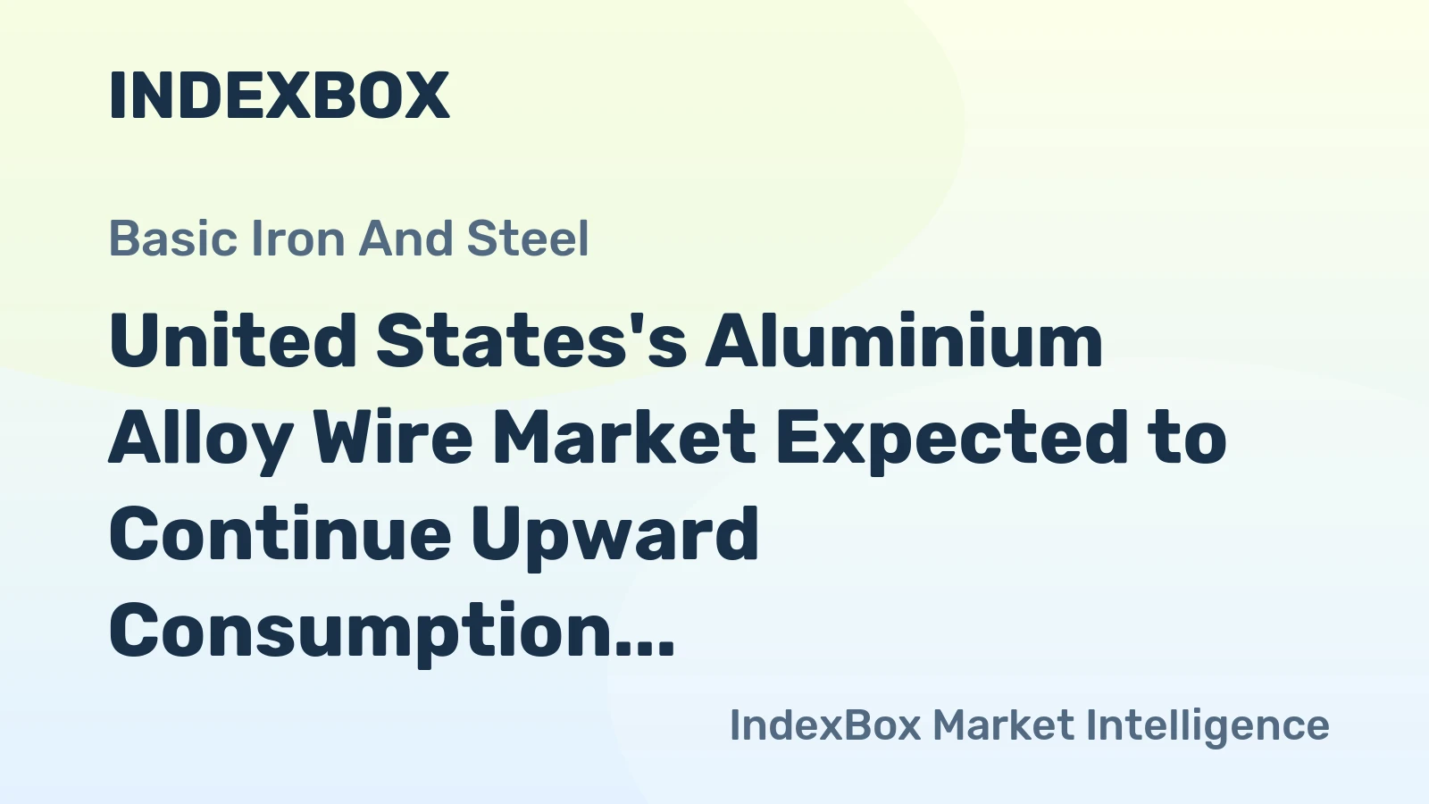 United States's Aluminium Alloy Wire Market Expected to Continue Upward Consumption Trend, Reaching 159K Tons in Volume and $1B in Value by 2035