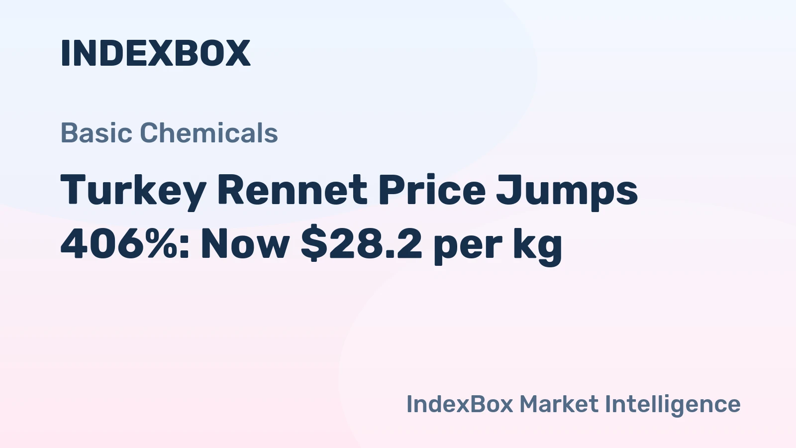 Turkey Rennet Price Jumps 406%: Now $28.2 per kg