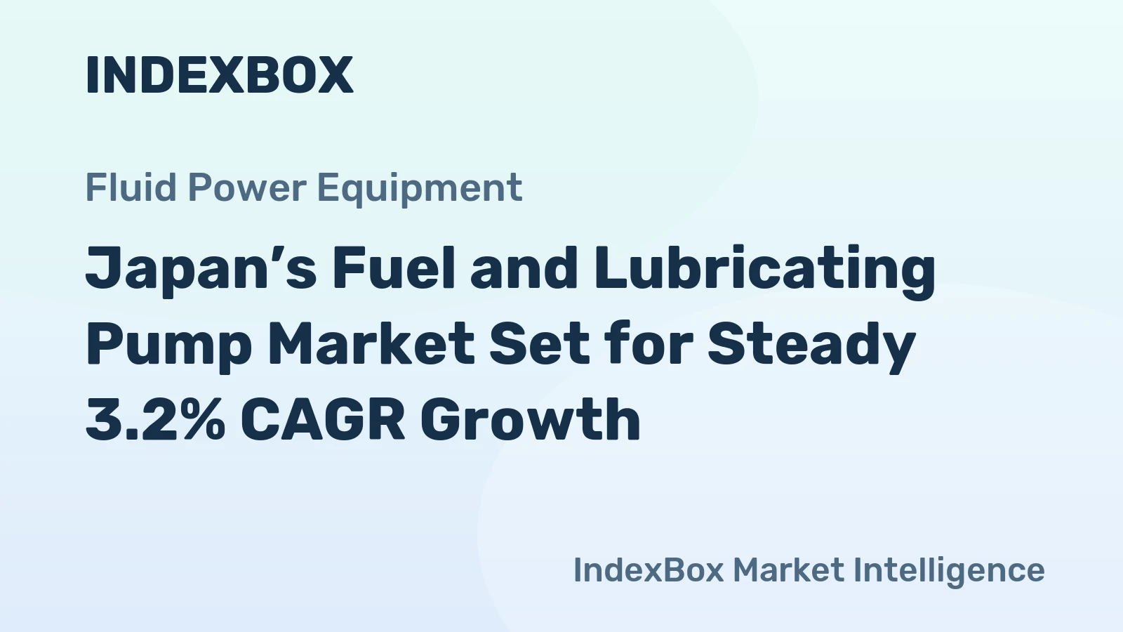 Japan’s Fuel and Lubricating Pump Market Set for Steady 3.2% CAGR Growth