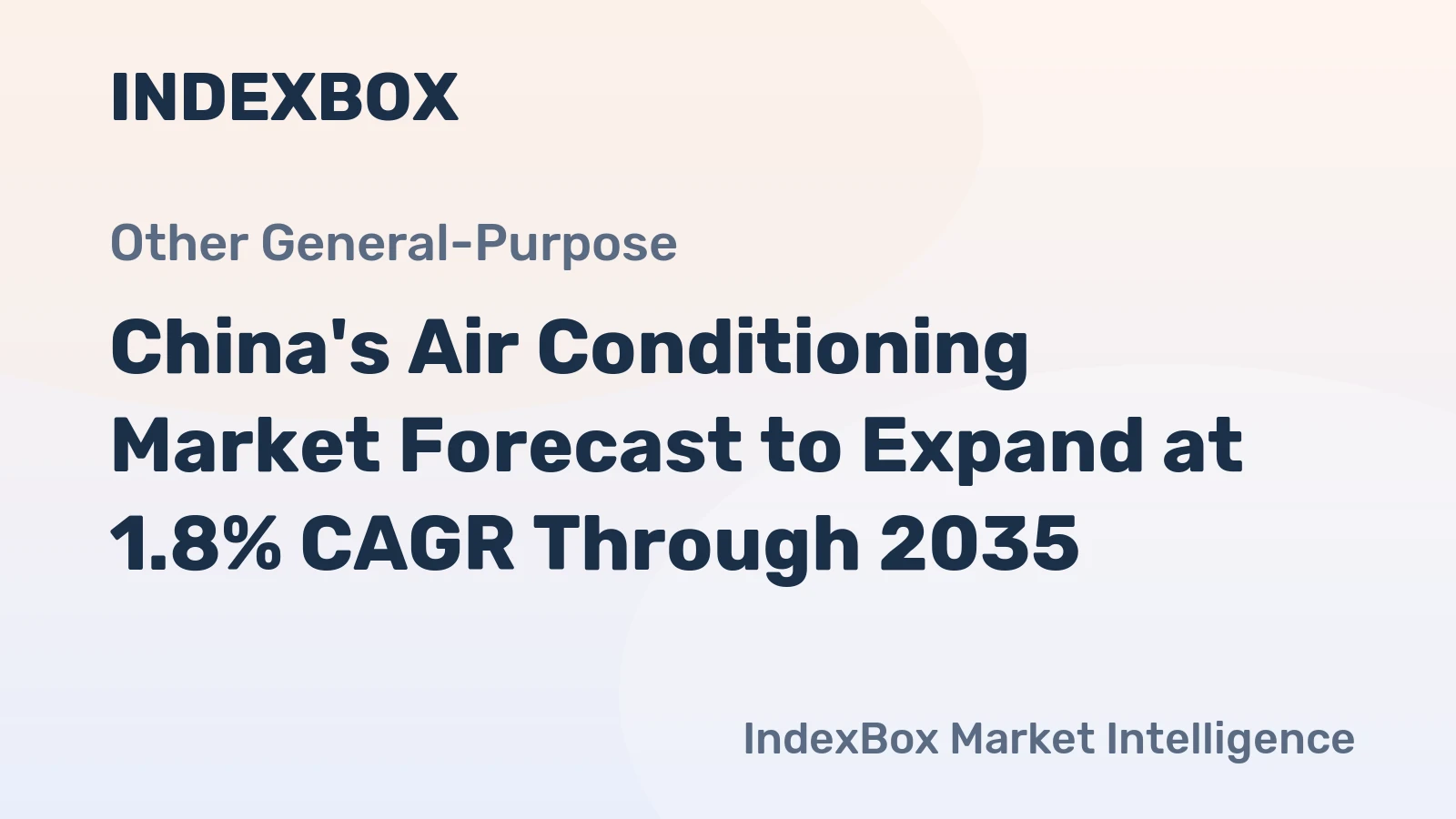 China's Air Conditioning Market Forecast to Expand at 1.8% CAGR Through 2035