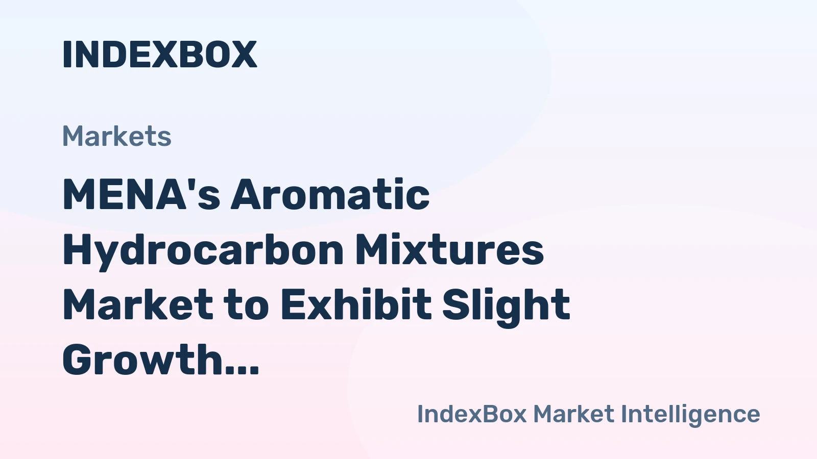 MENA's Aromatic Hydrocarbon Mixtures Market to Exhibit Slight Growth with 2.0% CAGR by 2035