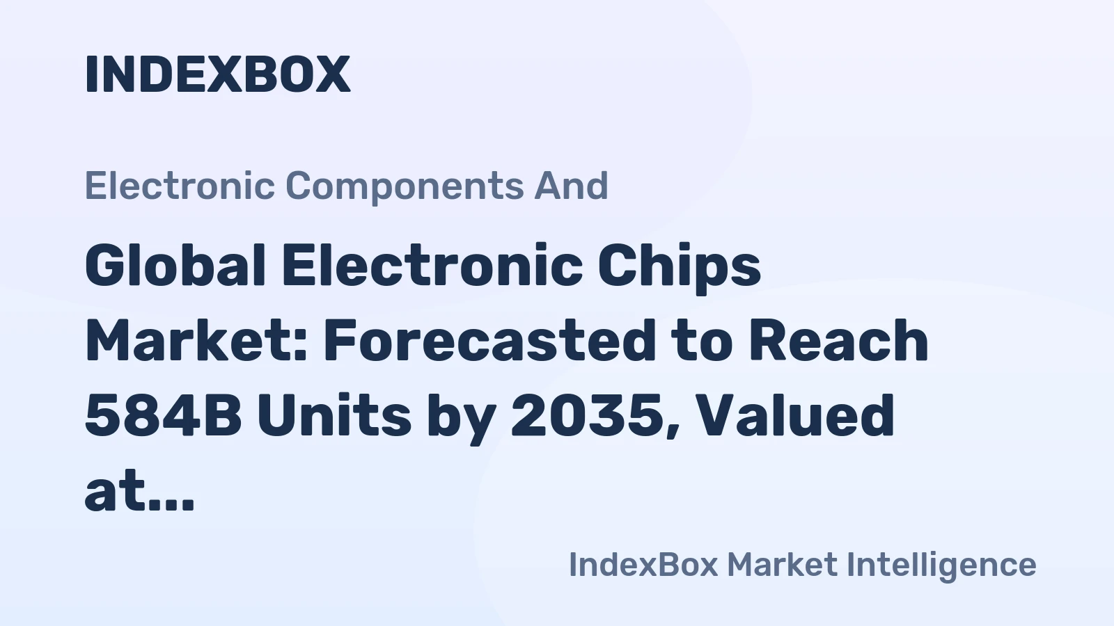 Global Electronic Chips Market: Forecasted to Reach 584B Units by 2035, Valued at $715.5B