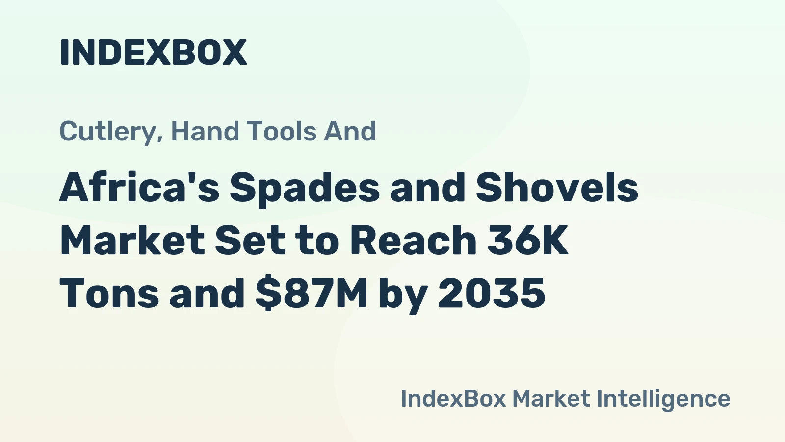 Africa's Spades and Shovels Market Set to Reach 36K Tons and $87M by 2035