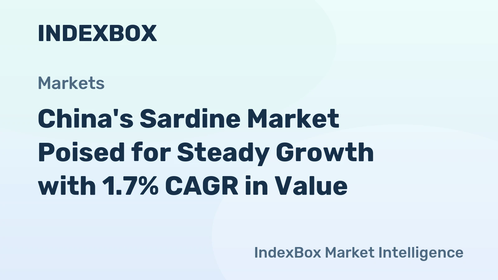 China's Sardine Market Poised for Steady Growth with 1.7% CAGR in Value