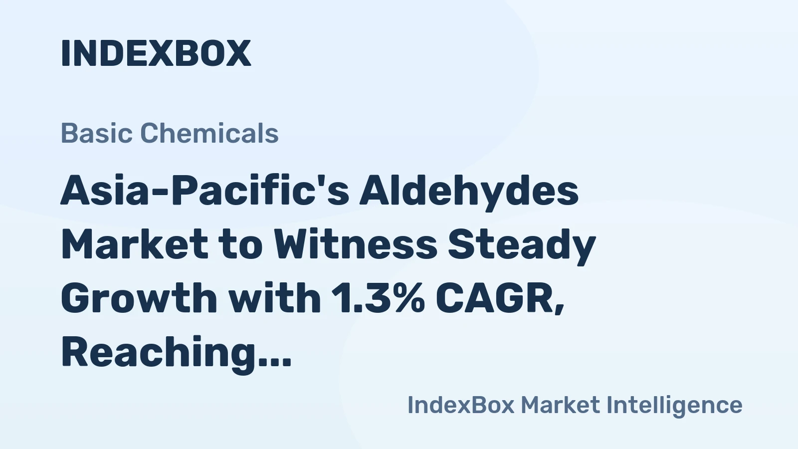 Asia-Pacific's Aldehydes Market to Witness Steady Growth with 1.3% CAGR, Reaching 5K Tons by 2035