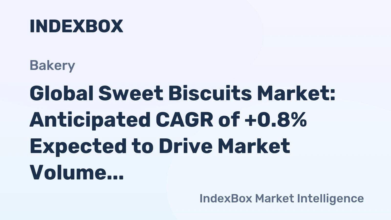 Global Sweet Biscuits Market: Anticipated CAGR of +0.8% Expected to Drive Market Volume to 22M tons by 2035