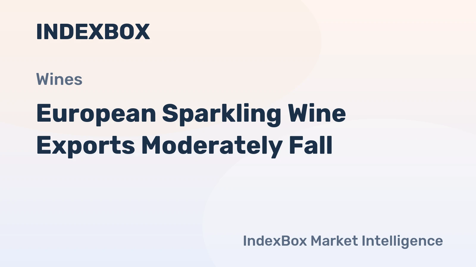 European Sparkling Wine Exports Moderately Fall