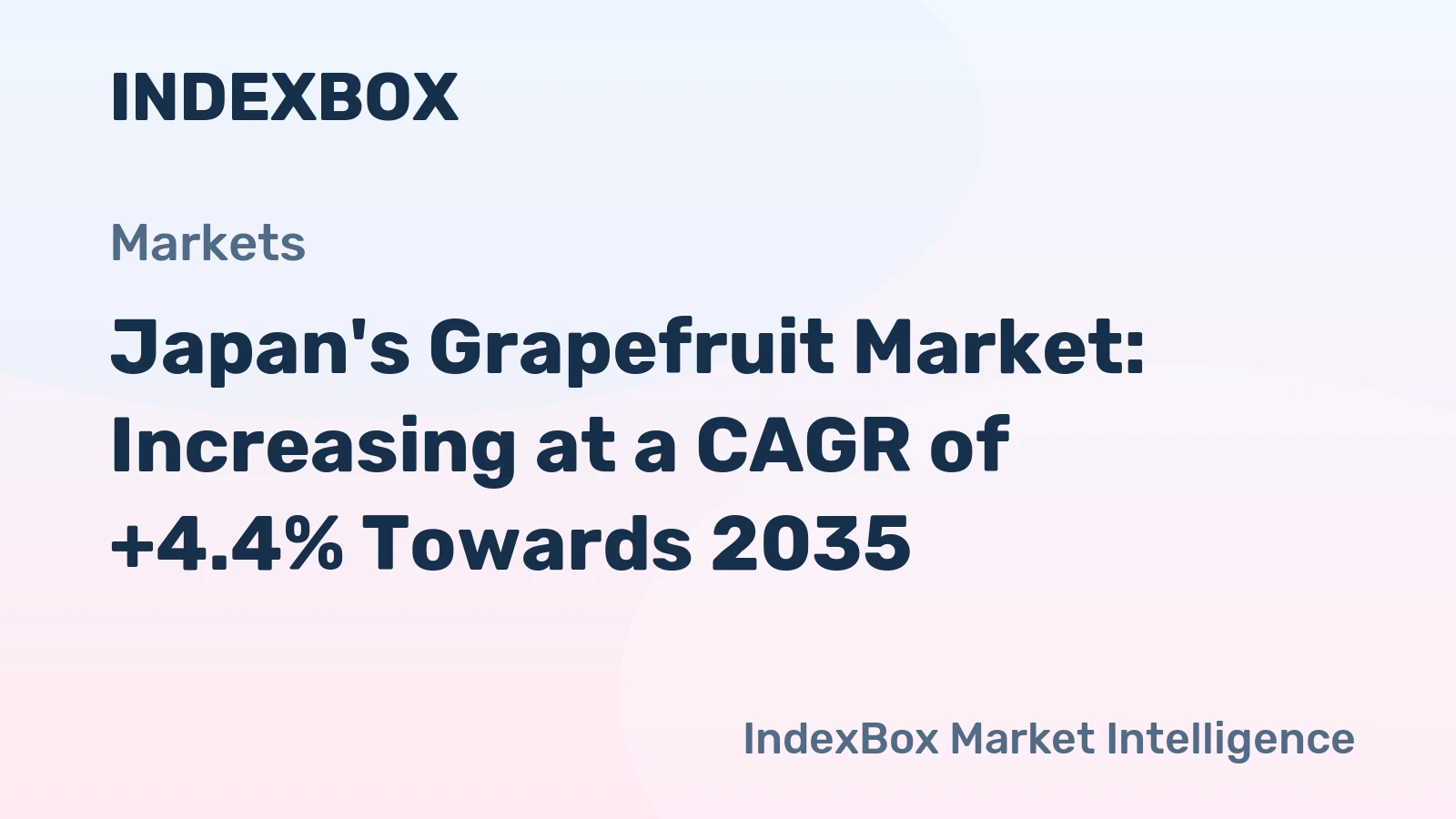 Japan's Grapefruit Market: Increasing at a CAGR of +4.4% Towards 2035