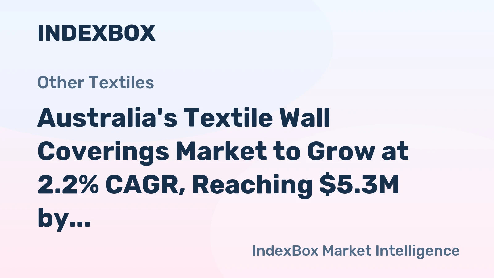 Australia's Textile Wall Coverings Market to Grow at 2.2% CAGR, Reaching $5.3M by 2035