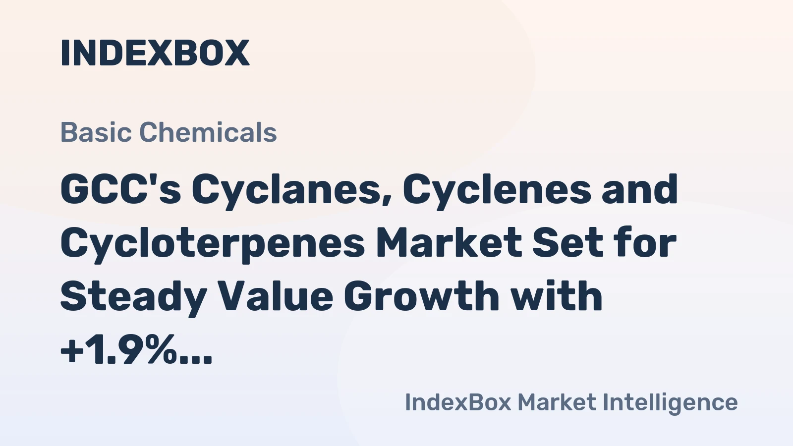 GCC's Cyclanes, Cyclenes and Cycloterpenes Market Set for Steady Value Growth with +1.9% CAGR Through 2035