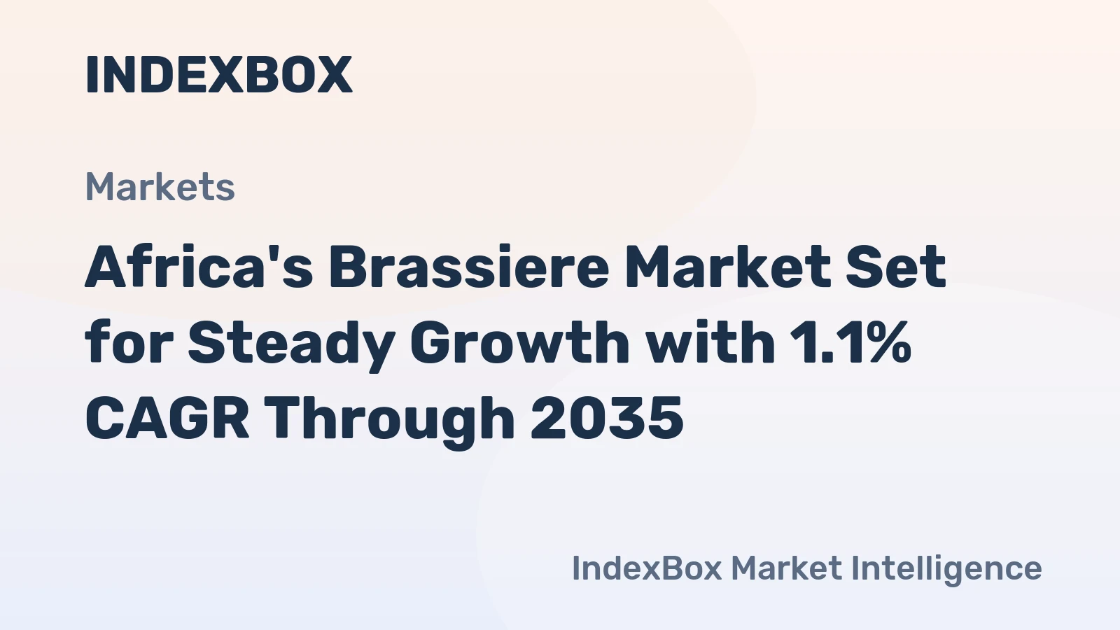 Africa's Brassiere Market Set for Steady Growth with 1.1% CAGR Through 2035