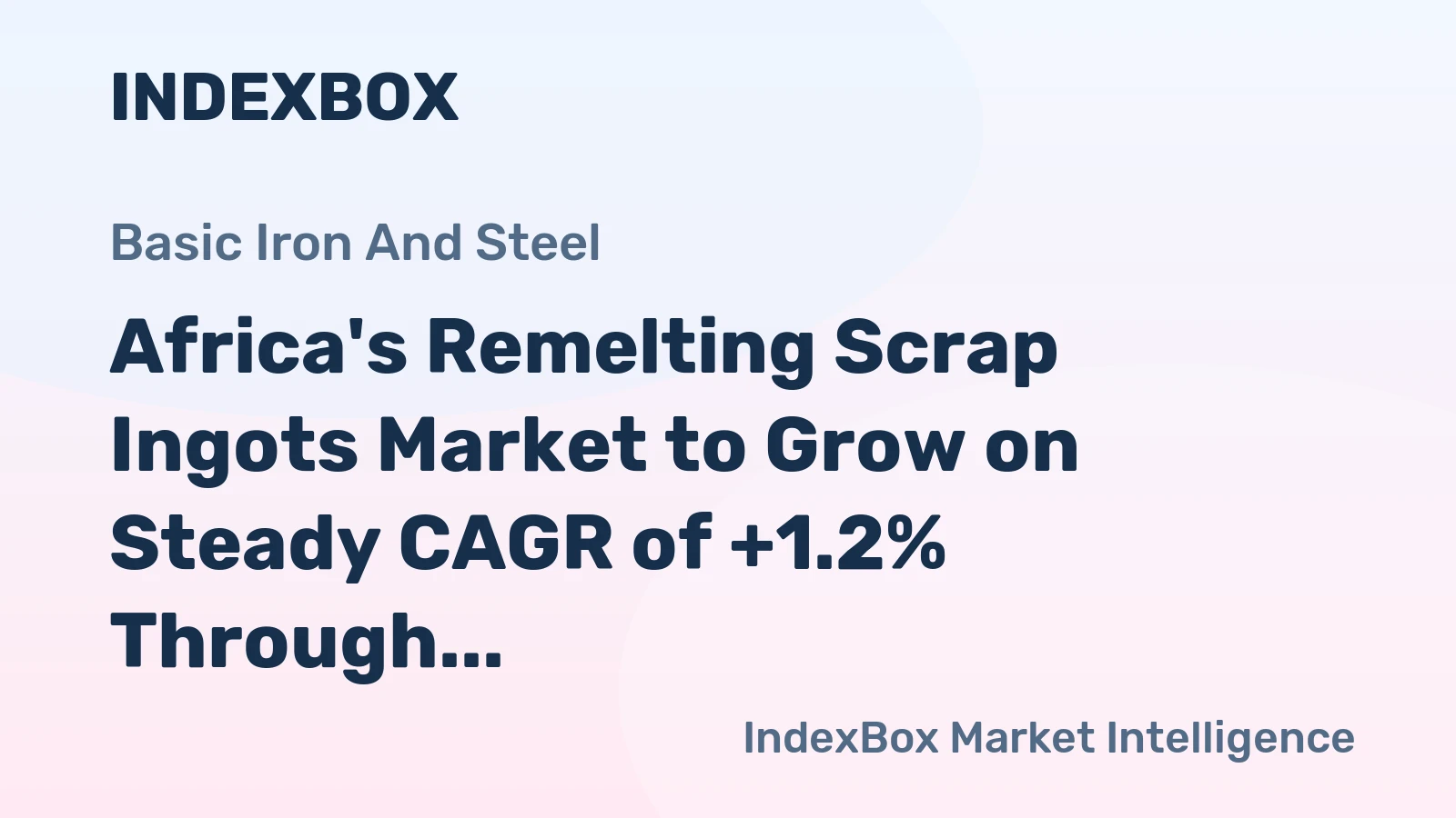 Africa's Remelting Scrap Ingots Market to Grow on Steady CAGR of +1.2% Through 2035