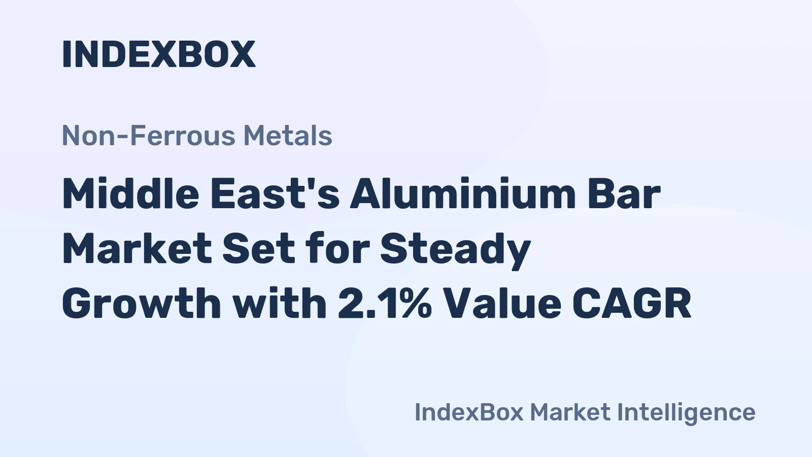 Middle East's Aluminium Bar Market Set for Steady Growth with 2.1% Value CAGR