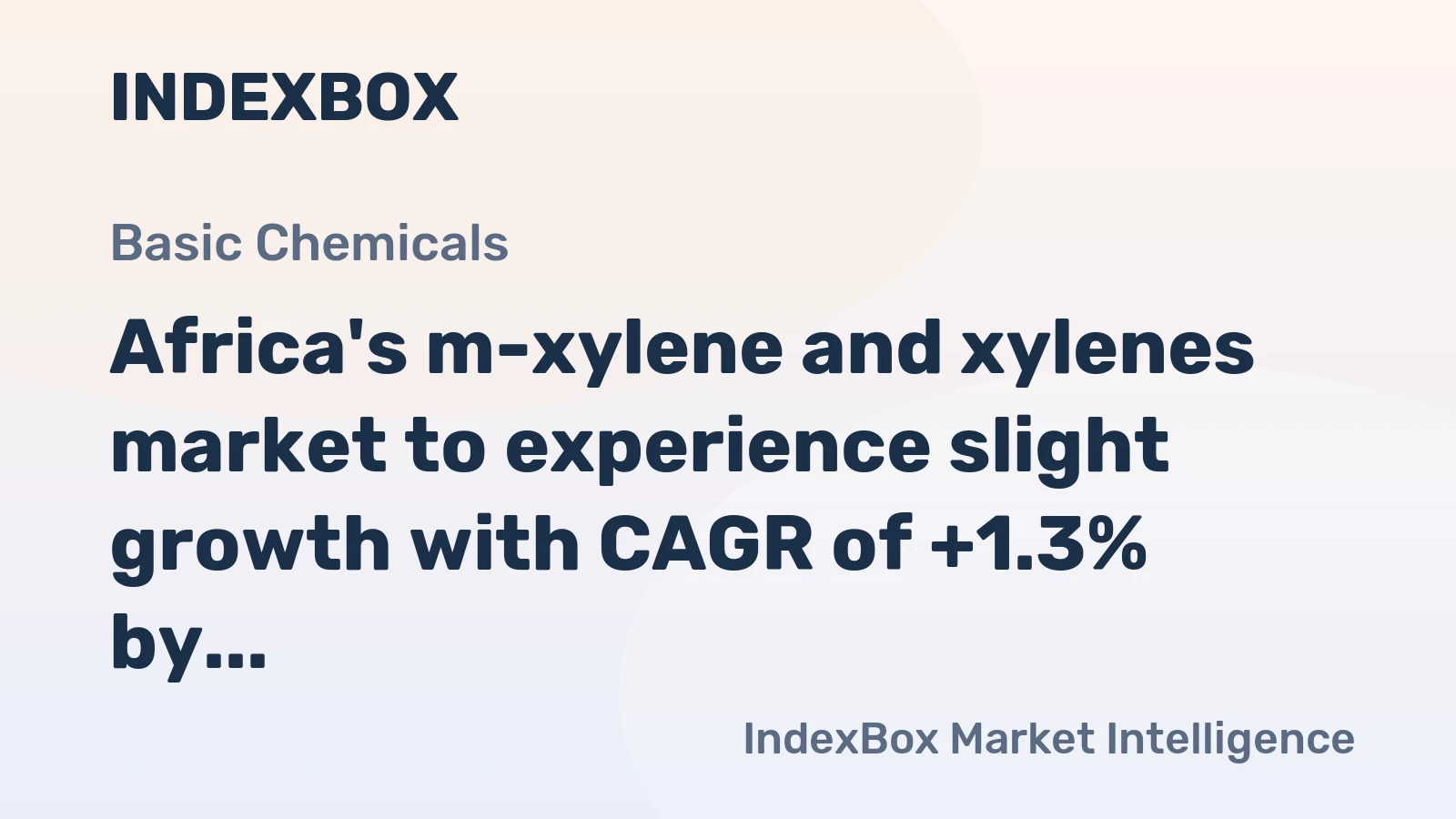 Africa's m-xylene and xylenes market to experience slight growth with CAGR of +1.3% by 2035