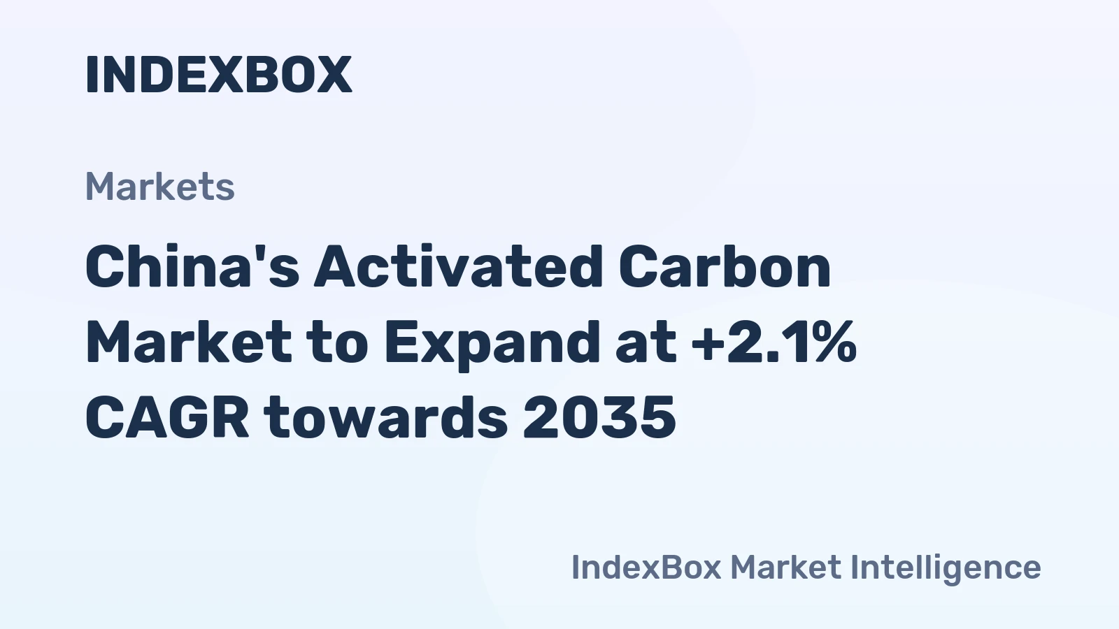 China's Activated Carbon Market to Expand at +2.1% CAGR towards 2035